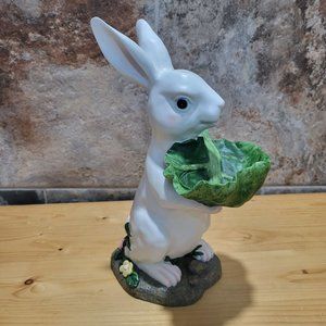 Holiday | Decorative Bunny Rabbit White Figurine Easter Indoor Decor ...
